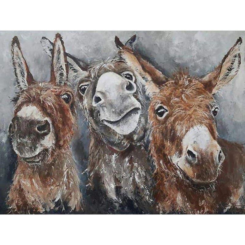 Ezels – Diamond Painting Nederland